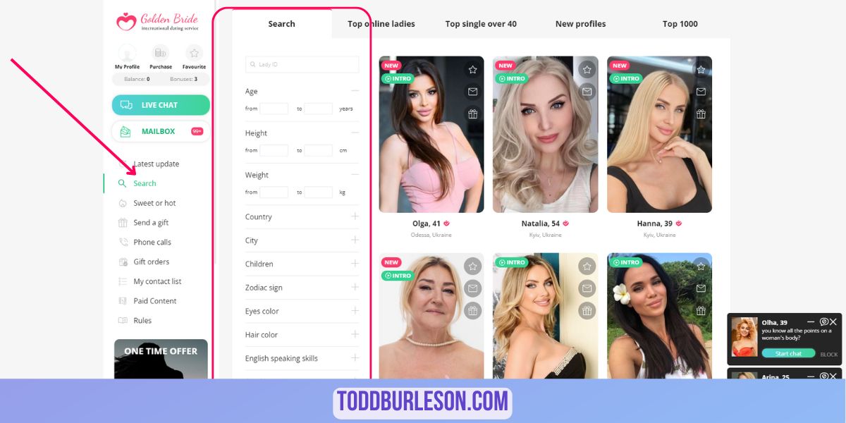 GoldenBride Review: Profiles, Pricing, Communication Tools